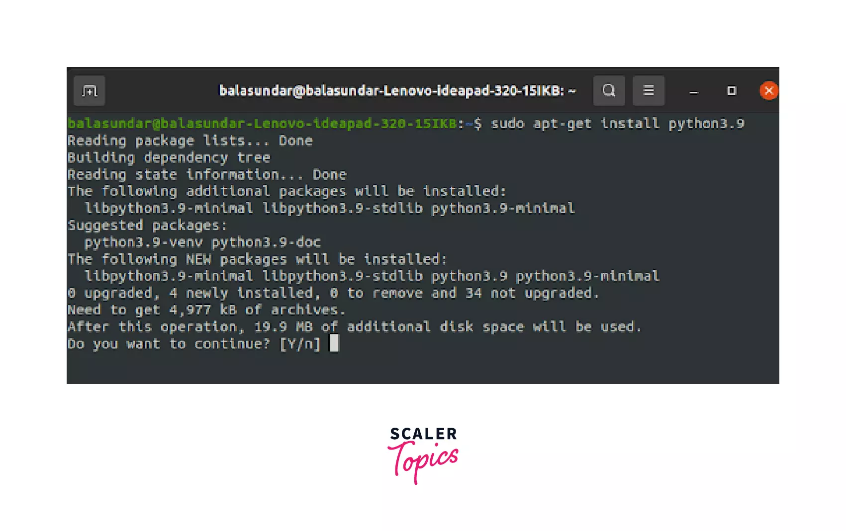 How To Install Python On Linux Scaler Topics